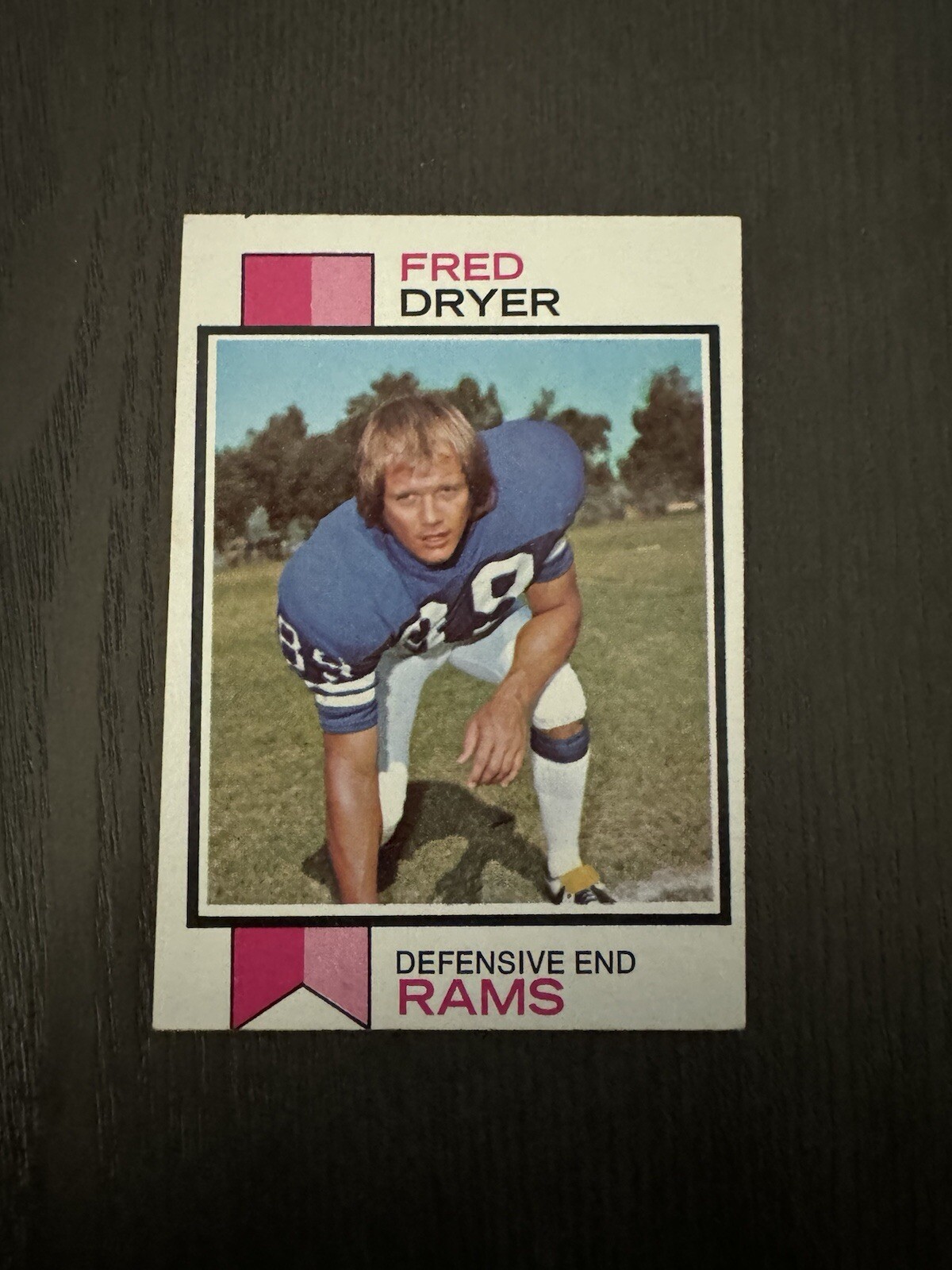 1973 Topps #389 FRED DRYER Los Angeles Rams Football Card | eBay