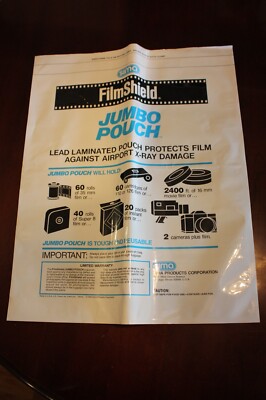 SIMA JUMBO FILM SHIELD PROTECTIVE POUCH GUARDS FILM FROM AIRPORT X-RAY ...