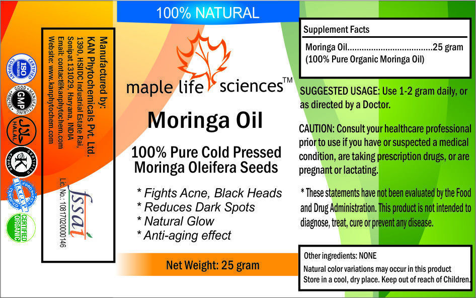 Moringa Oil 100% Pure & Natural Hair Growth Anti-aging Acne Antiseptic ...