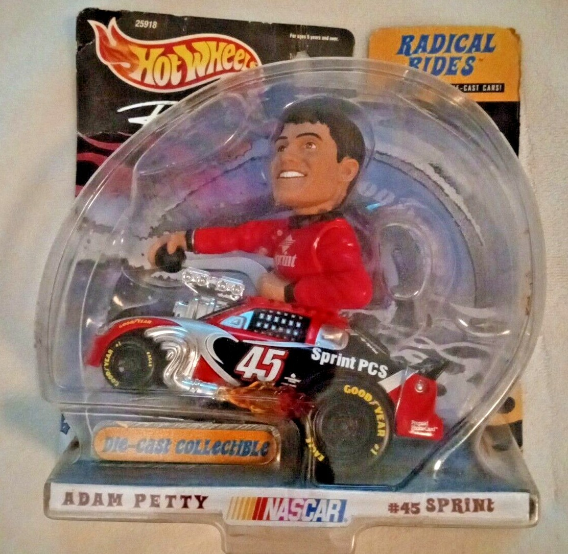 Hot Wheels Radical Rides Adam Petty 45 NASCAR Die-cast 1:43 Vintage ...
