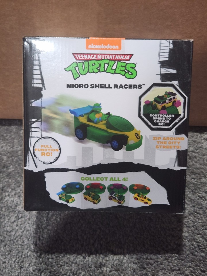 Nickelodeon Teenage Mutant Ninja Turtles Leonardo Microshell Race Car ...