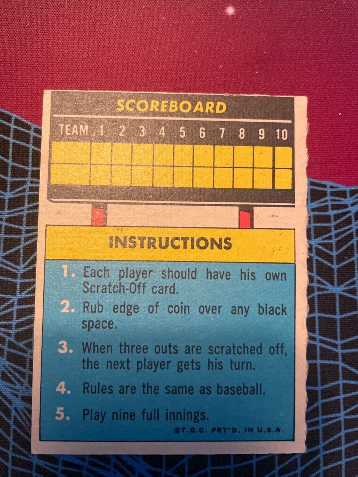 ⚾️ 1970 TOPPS SCRATCH OFF LOU PINIELLA YANKEES UNSCRATCHED RARE LOOKY🔥 ...