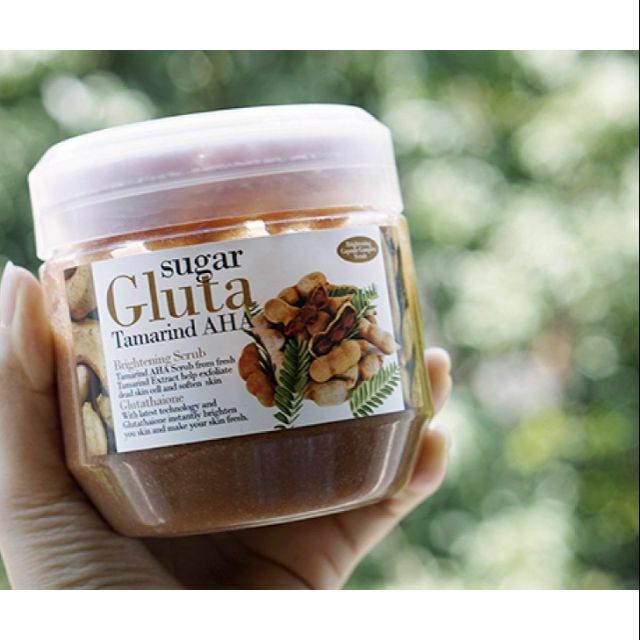 2X Sugar Gluta Tamarind Scrub AHA Brightening Scrub Body 700g Express ...