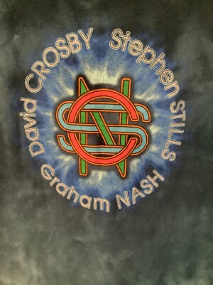 2009 CSN Crosby Stills And Nash Concert Tour Tie Dye T Shirt Unisex ...