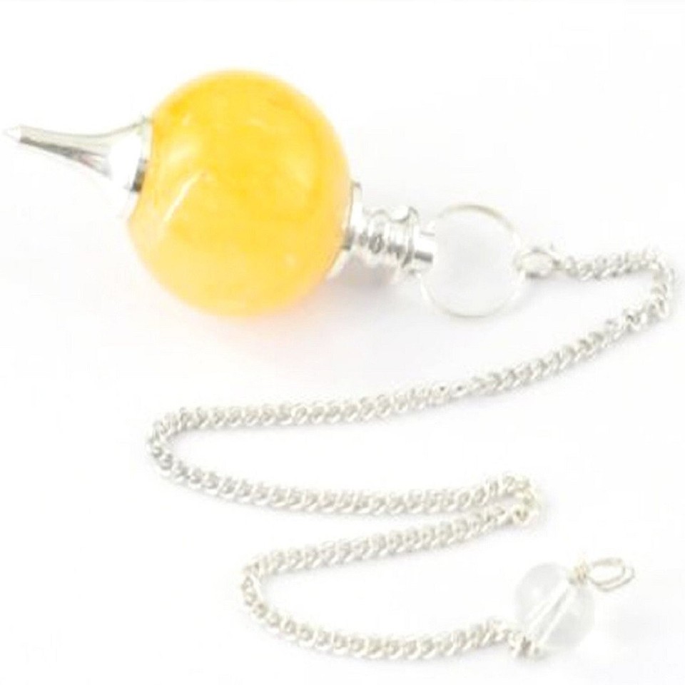 Bulk 5 Pcs Natural Yellow Aventurine Ball Shaped Gemstone Dowsing ...