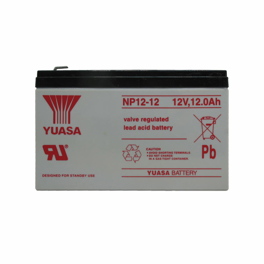 Yuasa NP12-12-250-NP12-12 SEALED LEAD ACID BATTERY 12VOLT 12AH BRAND ...
