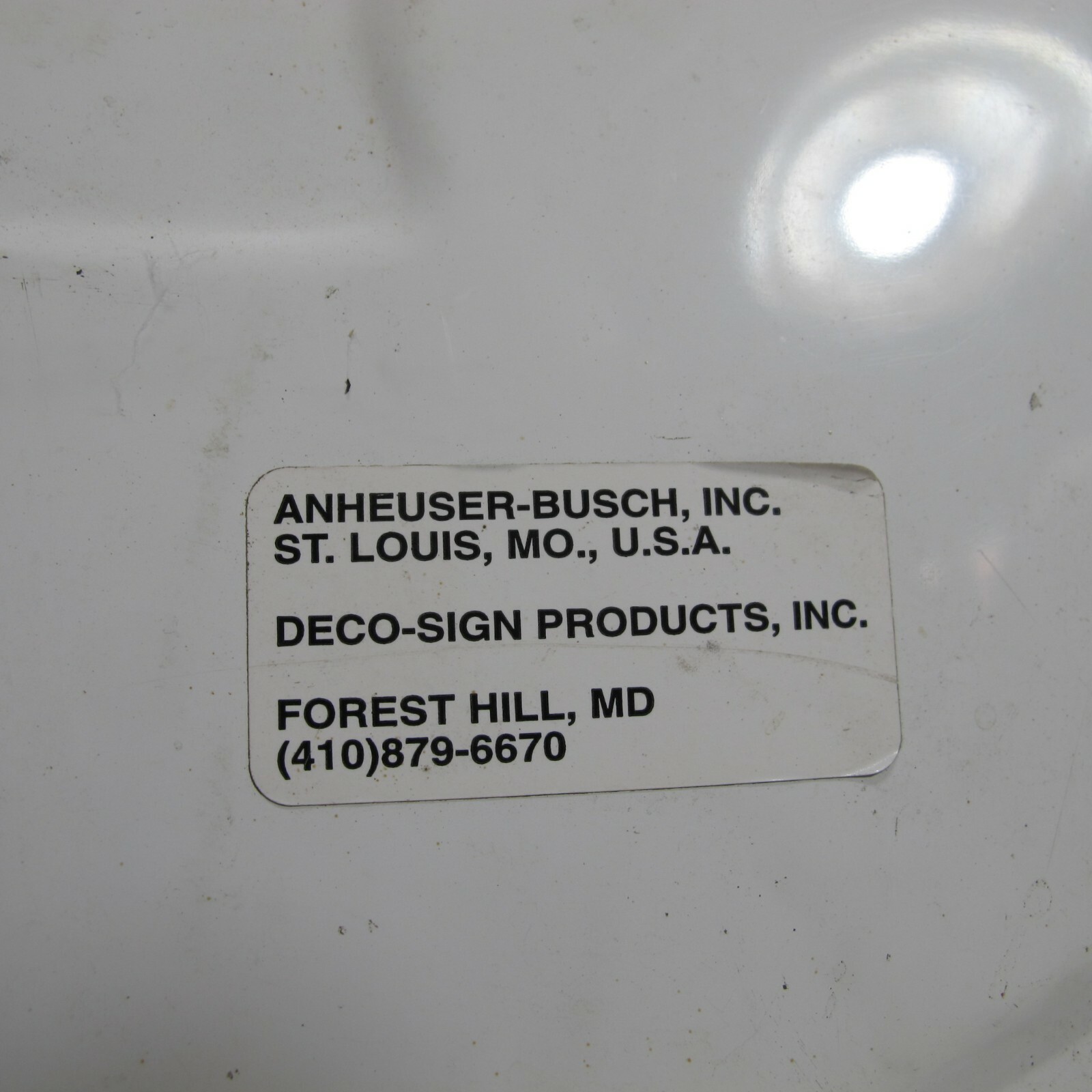 2000 Vintage Metal Embossed Doc Otis Hard Lemon Malt Beverage Idaho ...