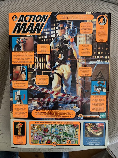 MIB MOC MISB NIB HASBRO ACTION MAN PHOTO MISSION YOP 1998 | eBay