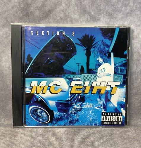 MC Eiht Section 8 Music CD 1999 Vintage 90s Gangster Rap Hip Hop ...