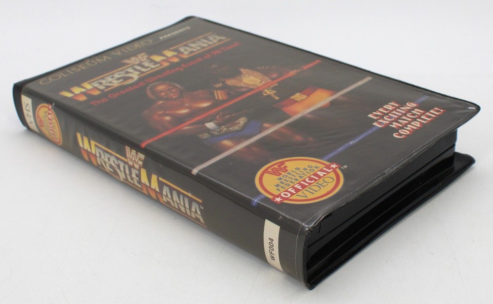 WWE WWF WrestleMania 1 Coliseum Video VHS | eBay