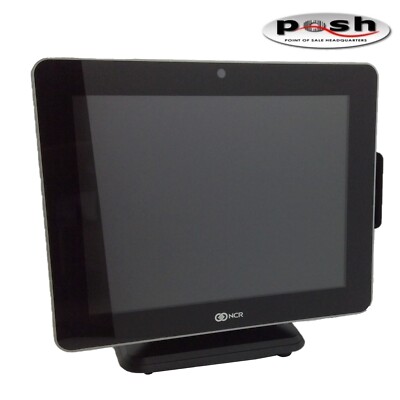 NCR 7761-3000-8800 Terminal Touch Screen POS System W/ Stand & Card ...