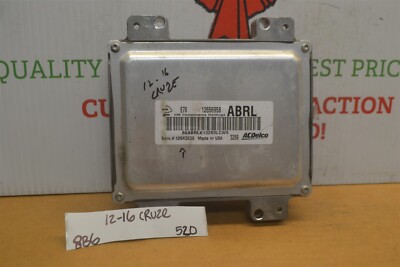 2012-2016 Chevrolet Cruze Engine Computer Unit ECU 12643636 Module 520 ...