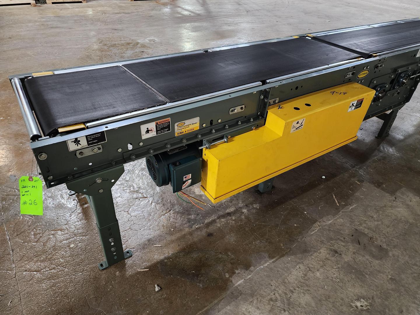 Hytrol Gapper Belt Conveyor 24" x 12' (#26) | eBay