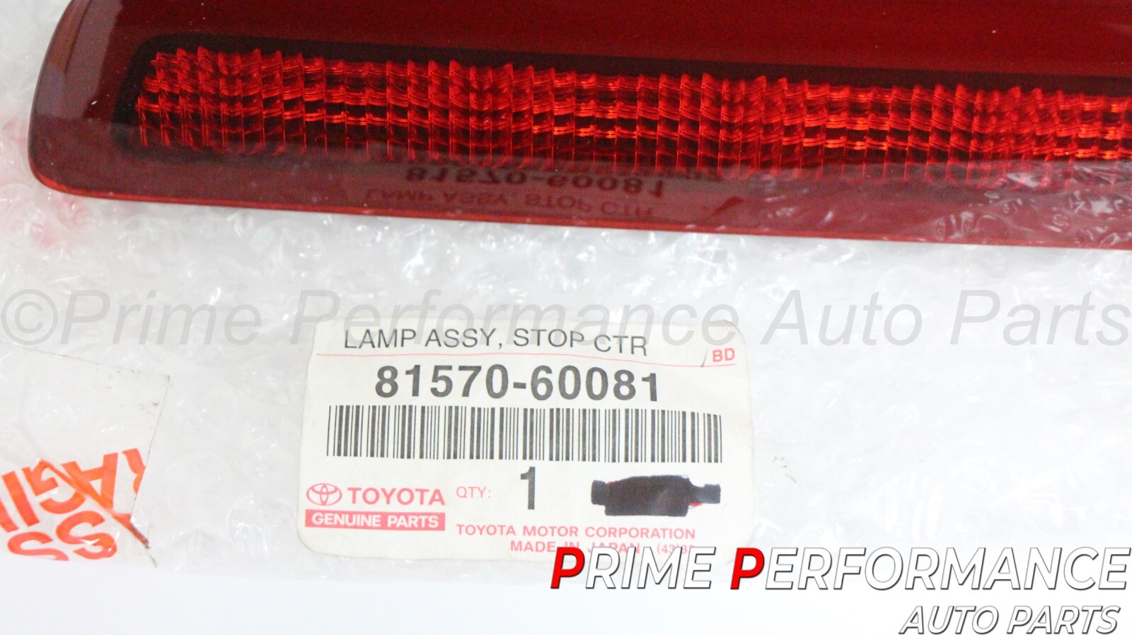 Lexus GX470 2003-2008 Rear 3RD Brake Light Center Stop Genuine 81570 ...