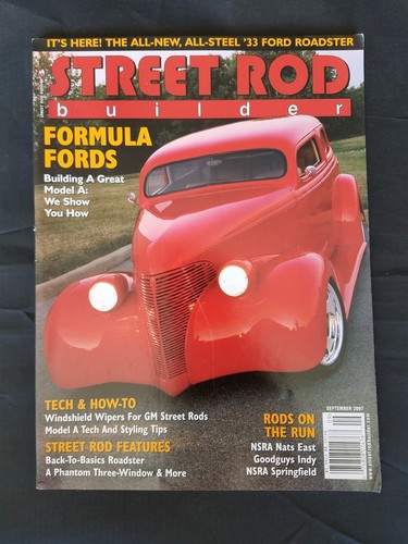 Super Rod Magazine Sept 2007 1933 Ford Roadster - 1940 Coupe - 1939 ...