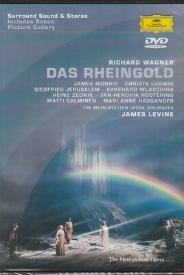 "DAS RHEINGOLD" RICHARD WAGNER/JAMES LEVINE FACTORY SEALED NEW DVD 1990 ...