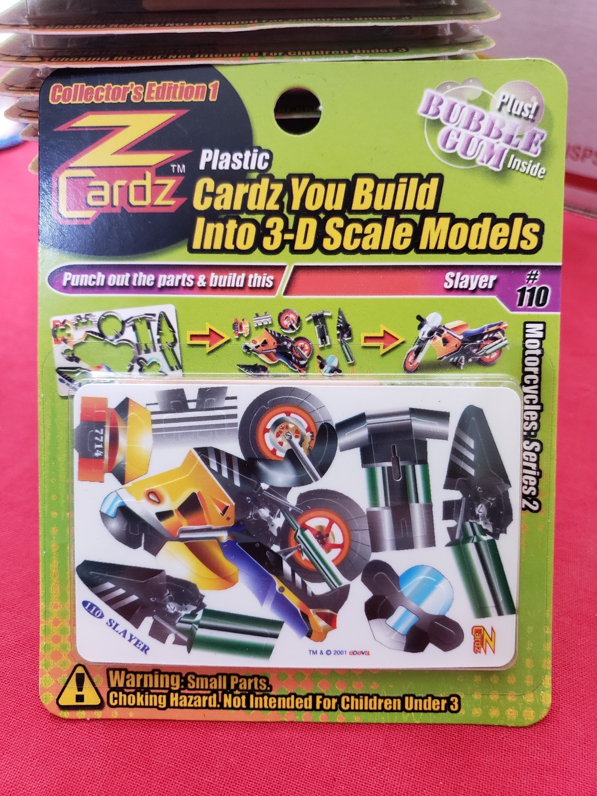 Z CARDZ ~ PLASTIC BUILD INTO 3D SCALE MODELS ~Motorcycles Series 2 ...