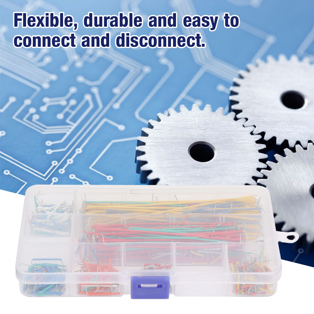 560pcs/set Solderless Breadboard Multicolored Jumper Cable Wire Kit ...