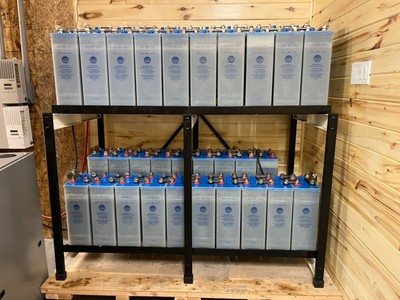 Used 600 Ah 48V Nickel Iron Battery! | eBay