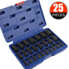 25Pcs Screw Extractor Set Hex Head Multi-Spline Easy Out Bolt Extractor ...