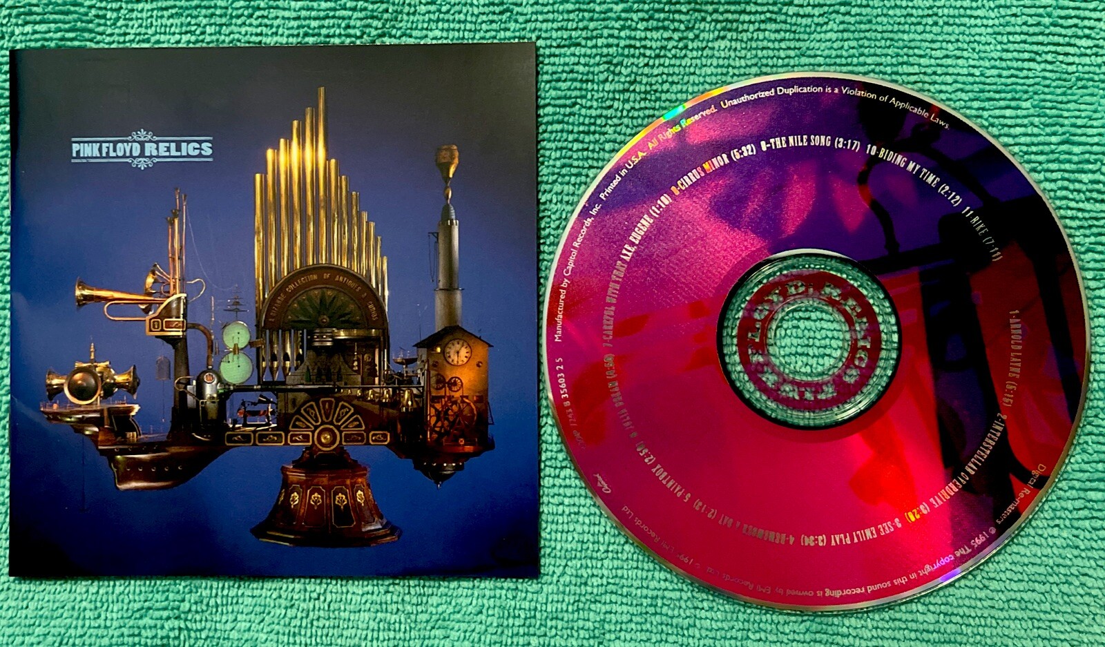Pink Floyd – Relics COMPACT DISC : Capitol Records - Syd Barrett ...