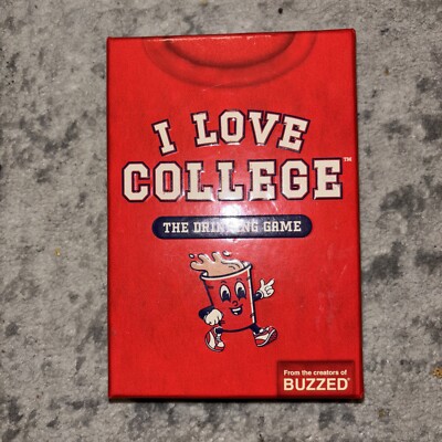 I Love College - Drinking Games for College Students by Buzzed Lil Of 3 ...