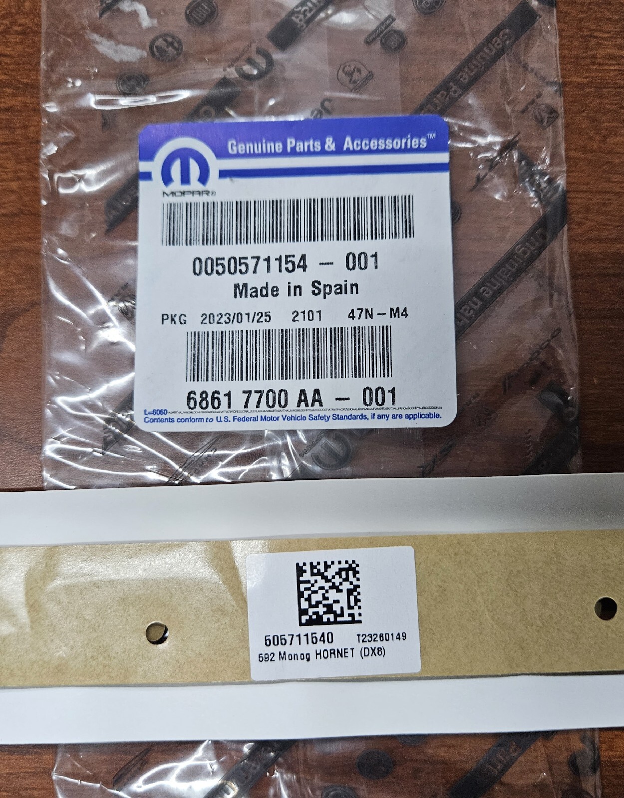2023-2024 DODGE HORNET LIFTGATE EMBLEM BADGE NAMEPLATE OEM NEW MOPAR ...