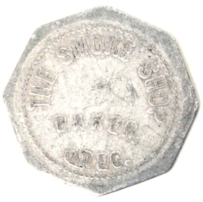 Baker Oregon The Smoke Shop Token | eBay