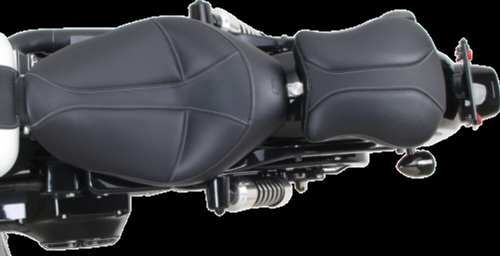 Saddlemen Detachable Pillion Pad (Dominator/Contoured / 9" Wide) (Black ...