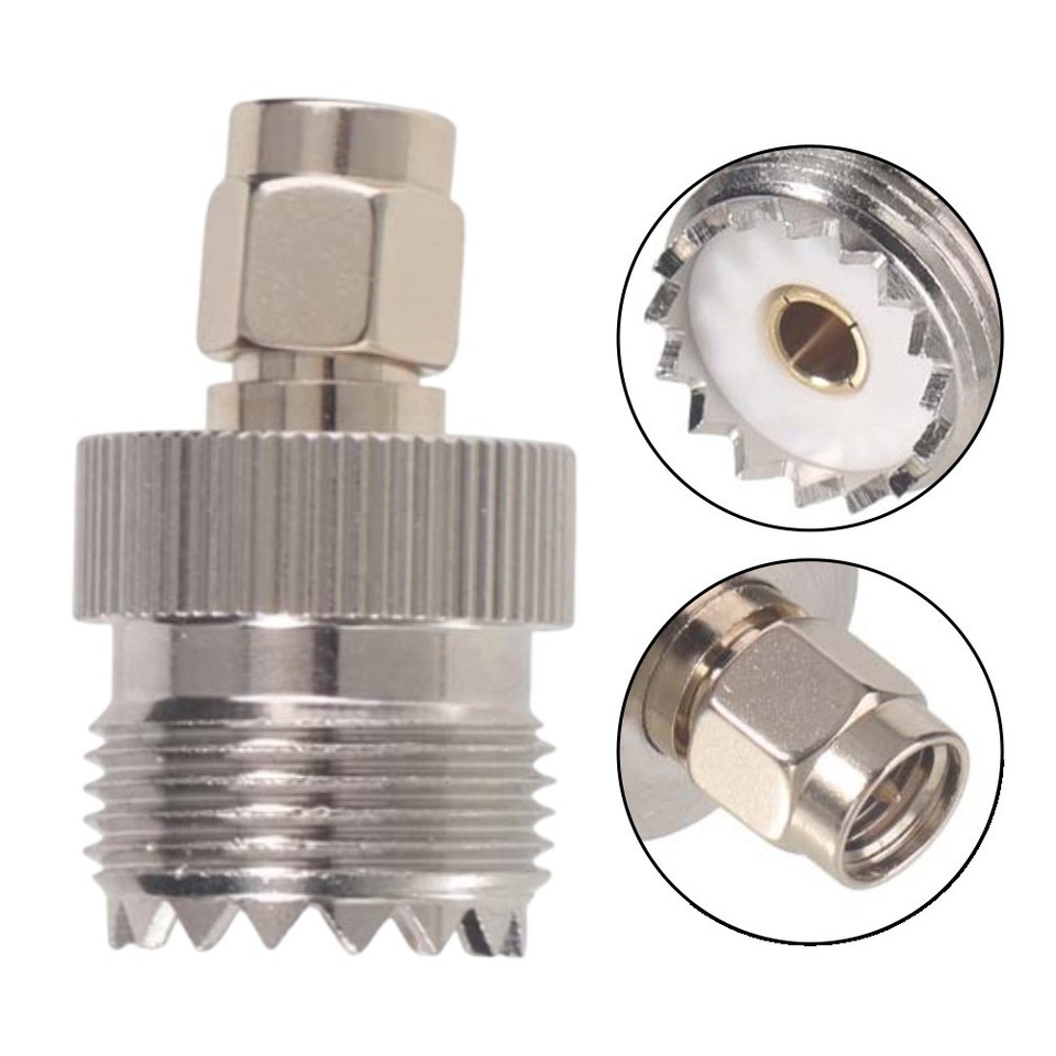 UHFKSMAJ Female RF Connector Adapter for LoRA and Coaxial Cable Setups ...
