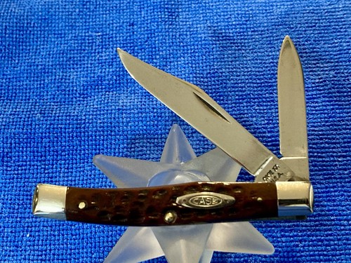 CASE XX CUTLERY CO USA 1965-1969 RED B0NE #6232 MEDIUM (3-5/8”) TEXAS ...