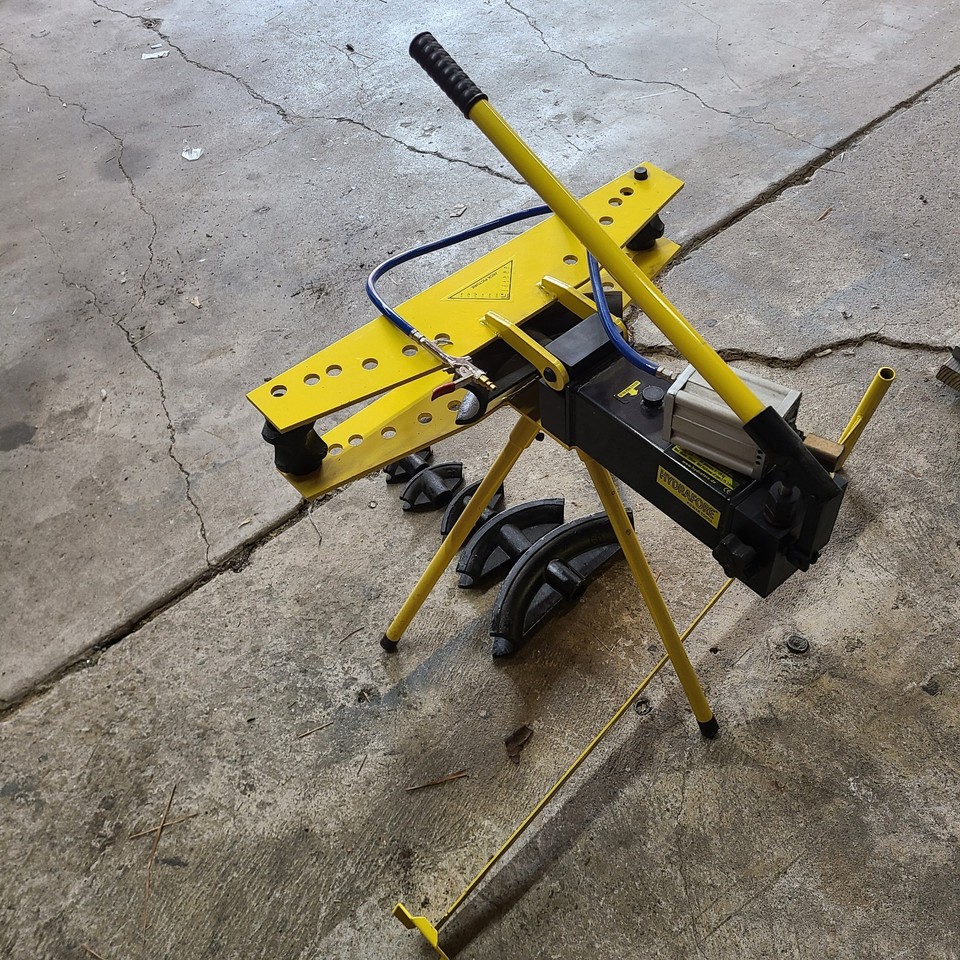 Manual Hydraulic Bender Galvanized Pipe Iron Tube Steel Pipe Bending ...