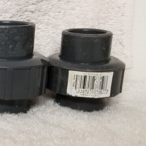 Lot of 4= KBI PVC Sch80 Union w/O-Ring Seal 2", 1-1/2", 1-1/4", 3/4" | eBay