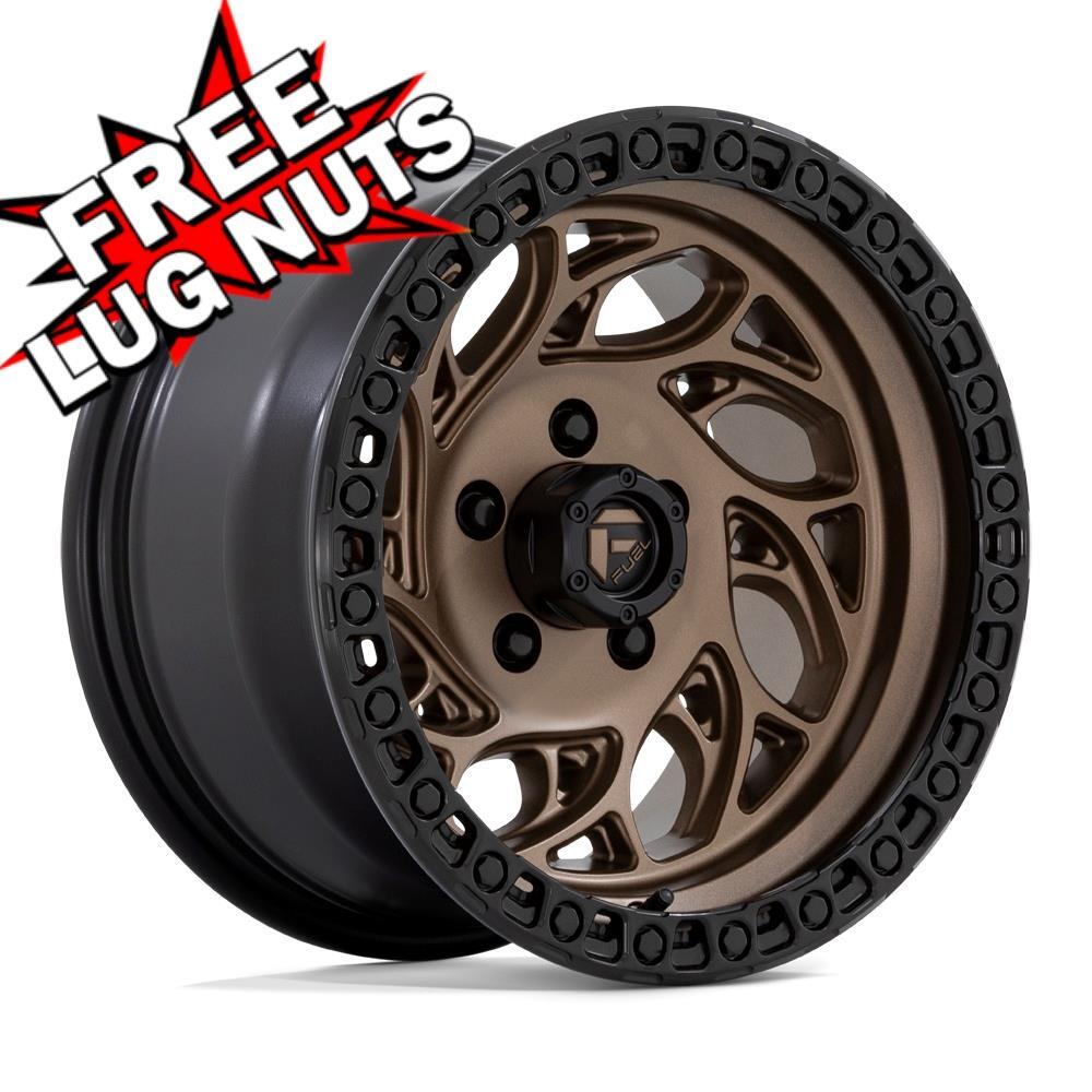 15 inch 15x8 Fuel D841 RUNNER OR Bronze Black wheel rim 5x5.5 5x139.7 ...