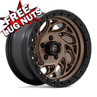 15 inch 15x8 Fuel D841 RUNNER OR Bronze Black wheel rim 5x5.5 5x139.7 ...