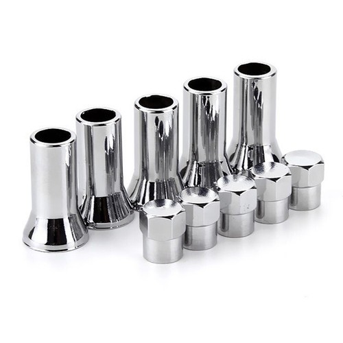 High Performance Chrome Valve Stem Kit for Car and Truck Tires (10 pcs ...