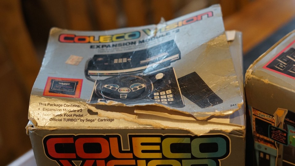 Colecovision Console Bundle IN BOX Lot With Game and Expansion Module ...