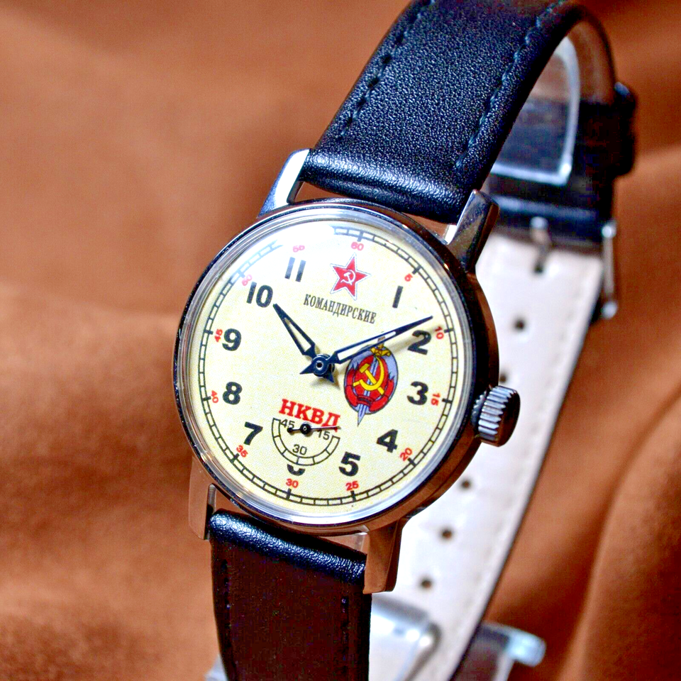 Soviet Wrist Watch Pobeda Death to Spies Soviet watch Russian Mens ...