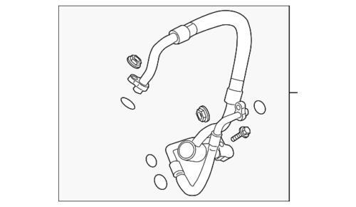 Genuine GM 2018-2020 Chevrolet Impala Air Conditioning Evaporator Hose ...