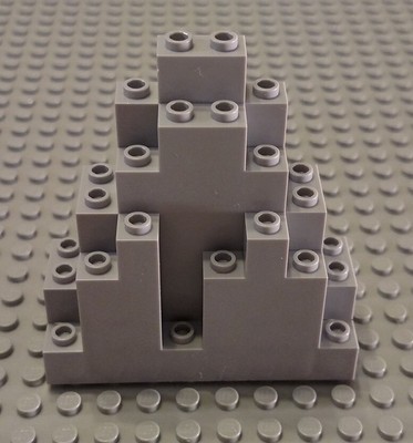 LEGO Light Bluish Gray LURP Rock Wall Piece | eBay