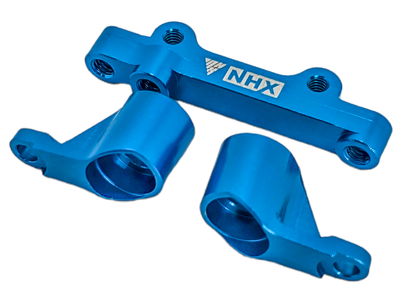 NHX RC Aluminum Steering BellCrank w/ Bearings -Blue: Losi Mini T 2.0 ...