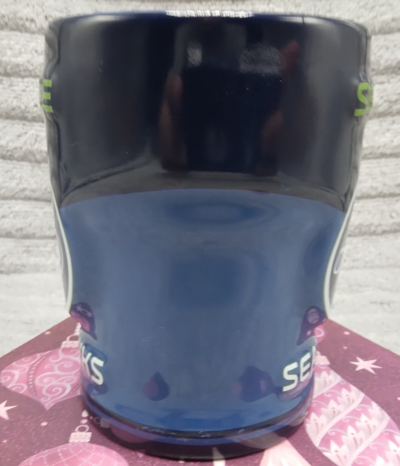 Coffee Cup Mug Seattle Seahawks Football Blue w/Logo | eBay