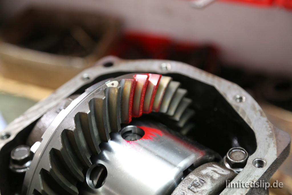 red Bearing Engineer Blue Diff gear mesh marking scraping compound ...