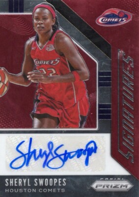 Sheryl Swoopes HOF 2020 WNBA Panini Prizm Certified Auto Basketball ...