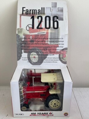 ERTL International Farmall 1206, 100 Years Farm Tractor, Red, 1/16, NIB ...