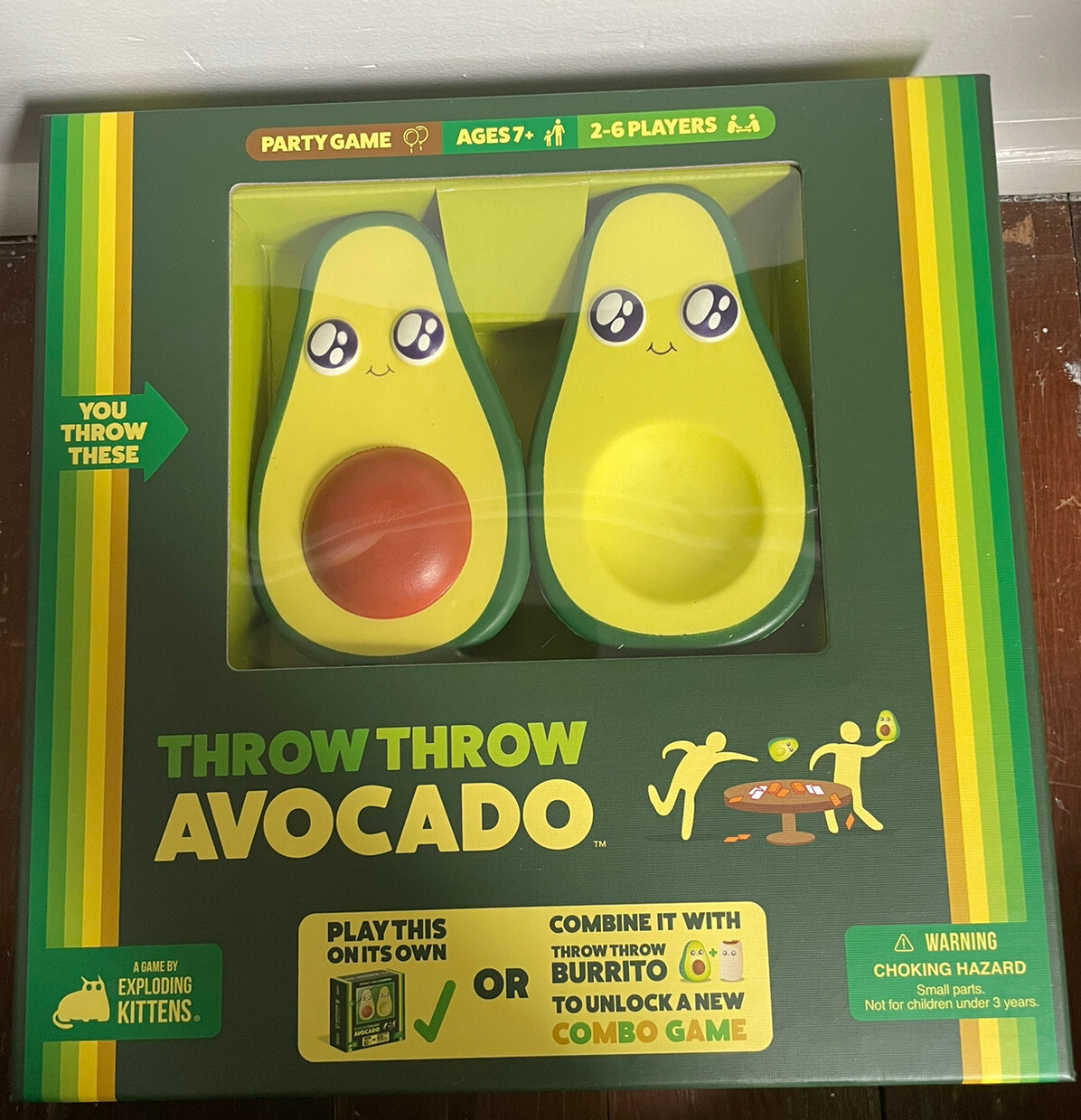 Exploding Kittens Throw Throw Avocado Card Game Ages 7 852131006501 | eBay