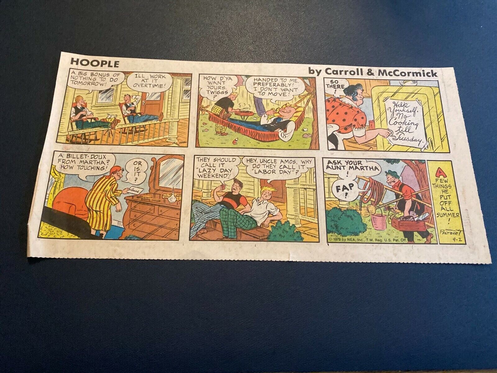 #01 OUR BOARDING HOUSE WITH MAJOR HOOPLE Lot of 32 Sunday Comic Strips ...