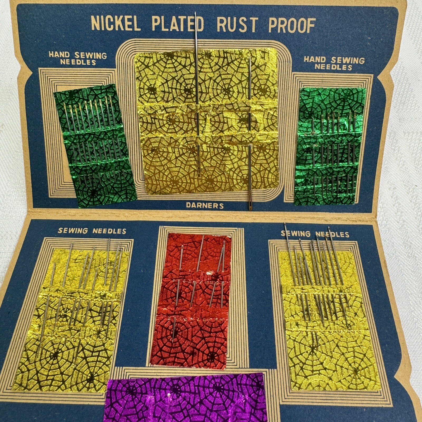 Sewing Susan Rust Proof Needle Book Gold Silver Eye Needles Japan ...