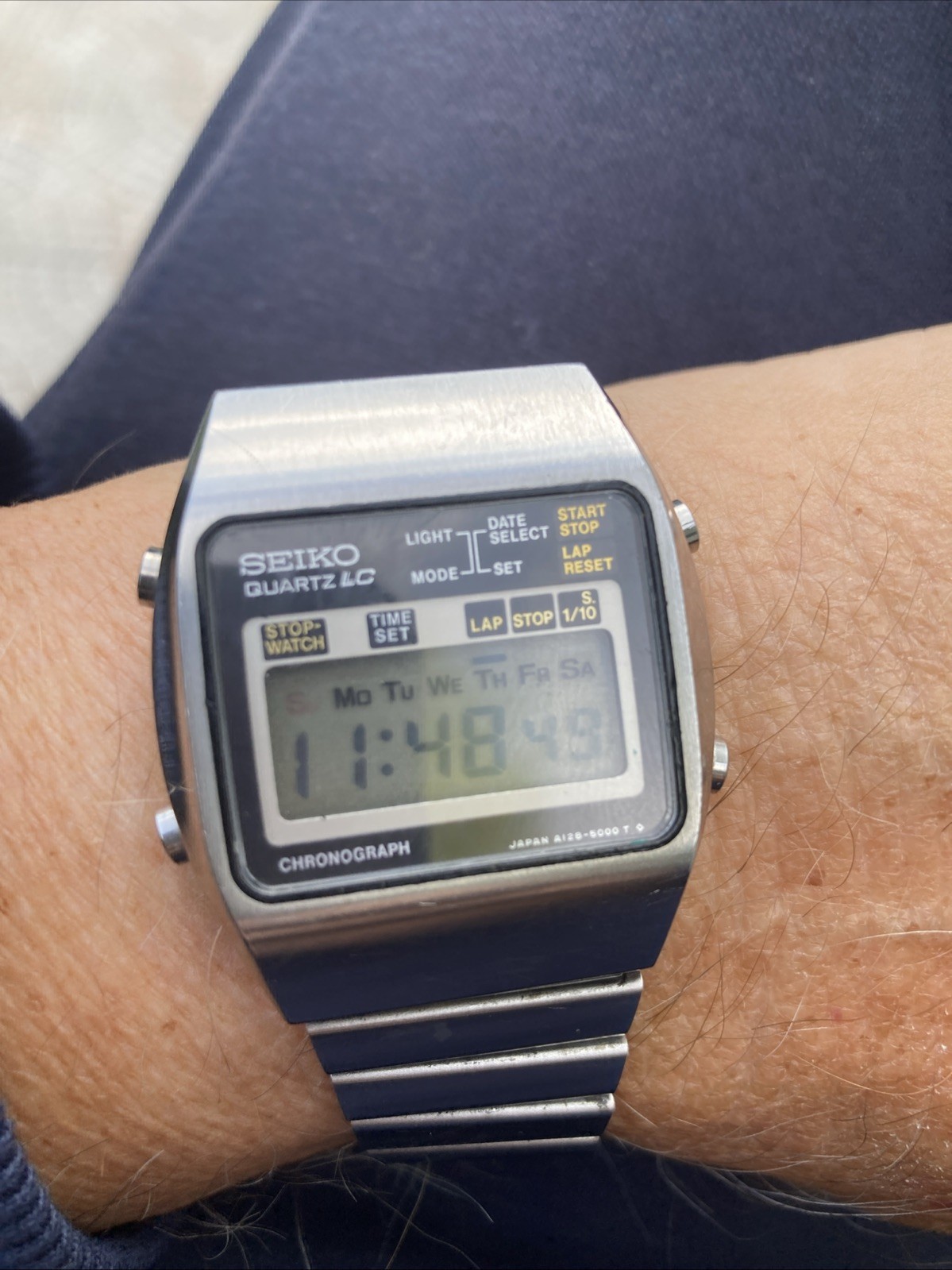 1970s Vintage LCD SEIKO Men A128-5000 Quartz Digital … - Gem