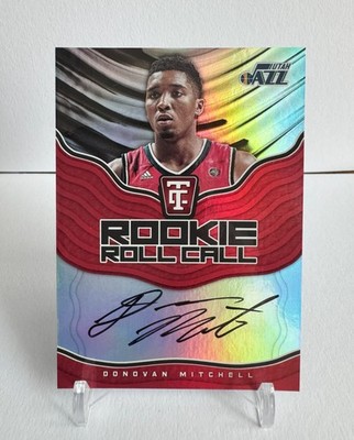 2017-18 Panini Totally Certified Rookie Roll Call RC Auto Donovan ...